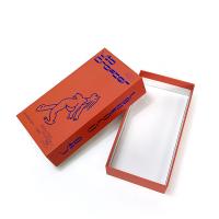 China Luxury Orange Body Lotion Printing Packaging Box Corrugated Board Lid And Base Gift Box for sale
