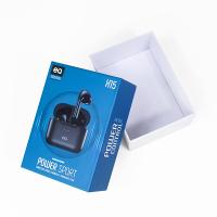 China Bluetooth Earphone Lid And Case Gift Box Blue Wine UV Coating Corrugated Board for sale