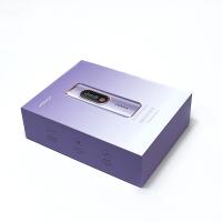 China Wine Purple Lid And Base Gift Box Corrugated Board For Beauty Apparatus for sale