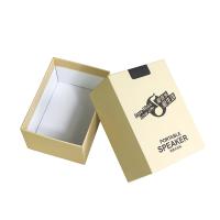 China Custom Corrugated Board Off-white Loudspeaker Box with CMYK or Panton Printing Color for sale