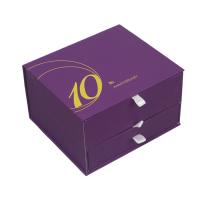 China Special Design Stamping Corrugated Board Paper Drawer Gift Box for Adult Products for sale