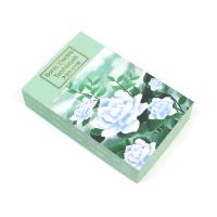 China Electric Toothbrush Cardboard Paper Lid And Base Box Varnishing Custom Flower Pattern for sale