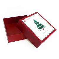 China Eco Friendly Christmas Gift Set Cardboard Packaging Lid and Base Gift Box for sale