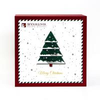 China Eco Friendly Christmas Gift Set Cardboard Packaging Lid and Base Gift Box for sale