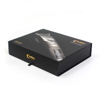 China Coloring Pritning Electric Razor Folding Magnetic Paper Gift Box With Plastic Tray for sale