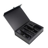 China Coloring Pritning Electric Razor Folding Magnetic Paper Gift Box With Plastic Tray for sale