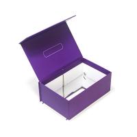 China Design Printing UVC LED Mineralight Folding Magnetic Paper Purple Gift Box for sale