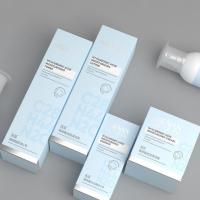 China Custom Packaging Collapsible Skin Care Face Cream Paper Box with UV Coating for sale