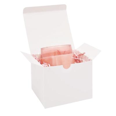 China Custom White Card Paper Soap Boxes Packaging with Matt Lamination OEM Product Box for sale