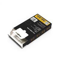 China Recycled Paper Packaging Black Box With Handle for Custom Design Electronic Product for sale
