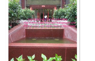 China Upright Stainless Steel Water Fountain Project With 2 Circle Rounds Of Adjustable Mixed Air Nozzles for sale