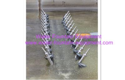 China Seagull Swing Spray Water Dancing Fountain By Swing Motor / Nozzles / Submerge Pump for sale