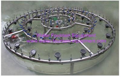 China 2m OD SS304 Musical Water Fountain Equipment Wedding Cake Fountains for sale
