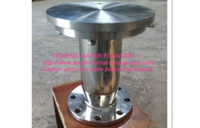 China Flange Connection Water Fountain Nozzles Water Screen Movie Jets for sale