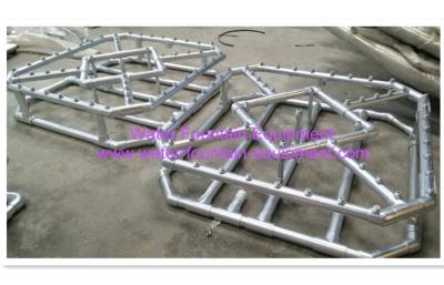 China Stainless Steel Water Fountain Equipment Stand / Frame Of Any Diameters Any Shapes With Feets for sale