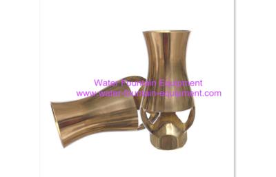 China Brass Material Ice Tower Water Fountain Nozzles Directional Tower Cedar Foam Nozzle for sale