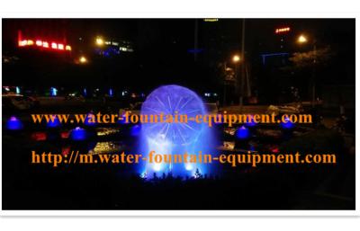 China Crystal Ball Fountain With Atomizer RGB LED Light Has Misting And Colorful for sale