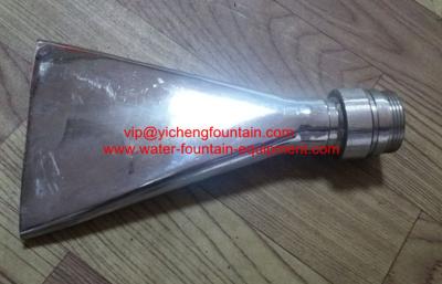 China Big Fan Water Fountain Nozzles Dn40 Brass With Chrom Material for sale