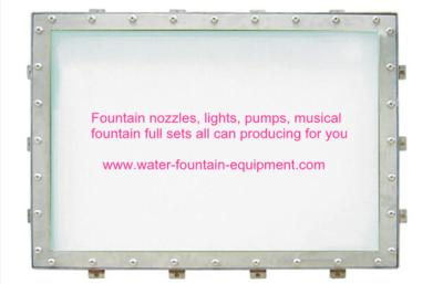 China Underwater Observation Window Swimming Pool Accessories Rectangular And Round Shape for sale