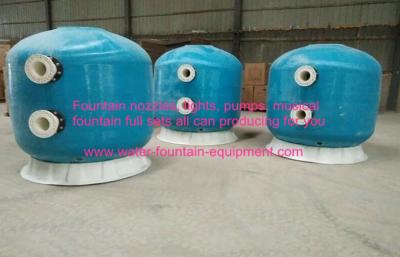 China Diameter 1600 Commercial Fibreglass Swimming Pool Sand Filters Pools Filtration With Oil Guage Plate for sale