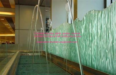 China CE 1 Inch Connection Laminar Jet Fountain With Led Light Inside for sale