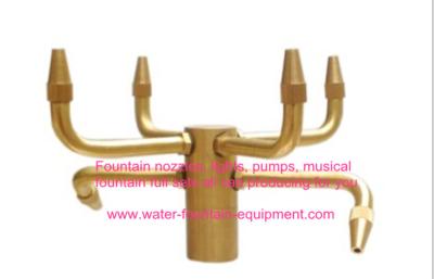 China Fountain Nozzle Heads Pond Fountain Nozzles Lanscape 6 Arms Spraying for sale