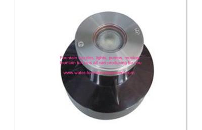 China SS316 Underwater Led Fountain Lights With Plastic Niche 1x3W LED IP68 for sale