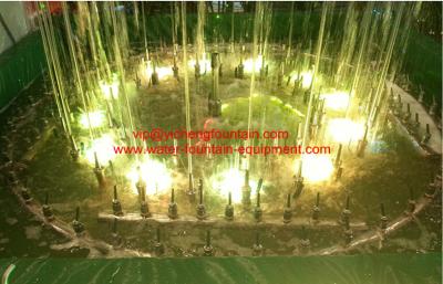 China Diameter 2 Meters SS 304 Water Fountain Equipment With Music Controller OEM for sale