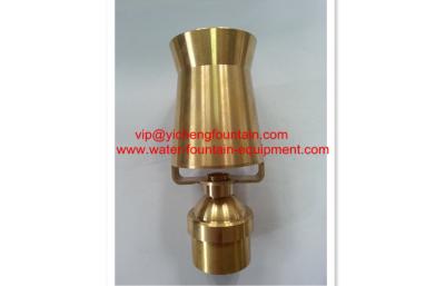 China Brass Material Adjustable Cascade Water Fountain Nozzles Of Great Foam DN15 - DN80 for sale
