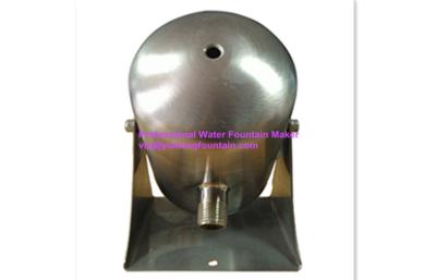 China Super Mini Glass Light Water Fountain Equipment Jet LED RGB Lighting DN15 Inlet for sale