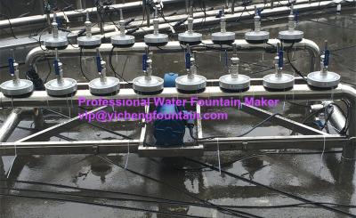 China Customized Seagull Spray Wave Water Fountain Fittings Outdoor With Stand SS304 for sale