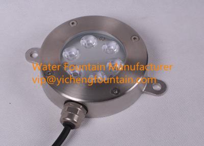 China No UV IP68 Outdoor RGB Led Fountain Lights 316 / 304 SS Material Dia. 115mm for sale