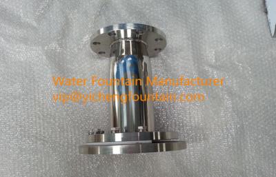 China Flange Connection Fully SS304 Water Fountain Heads Water Screen Movie Jets for sale