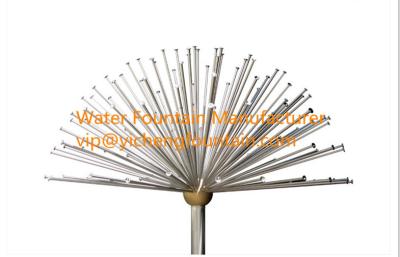 China Hemisphere Crystal Water Fountain Nozzles With Brass / Chrome Material 1-1/2