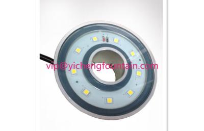 China Diameter 110mm Underwater Led Fountain Lights 5W RGB LED Controller Aluminium Material Middle Hole Type for sale