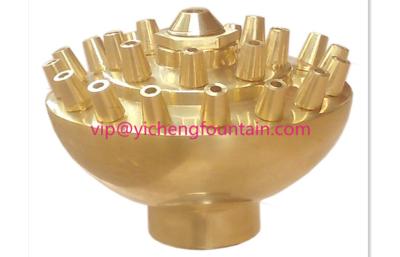 China Fixed Big Base 3 Layer Blossom Flower Pond Fountain Nozzles Water Fountain Spray Heads for sale