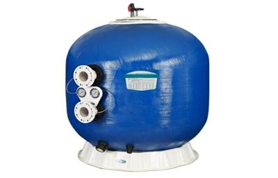 China Commercial Fibreglass Side Mount Swimming Pool Sand Filters For Pools And Ponds Filtration for sale