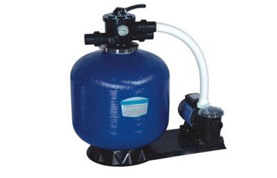 China Small Portable Swimming Pool Sand Filters With Pump and Fiberglass Reinforced Tank for sale