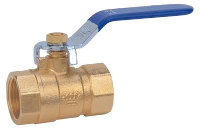 China Durable Water Fountain Equipment Brass / Copper Ball Valve 1/2