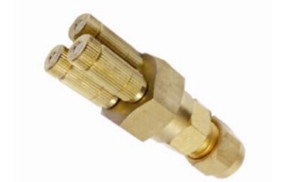 China Artificial Fogging High Pressure Three Holes Terminal Connectors for Pool Fog Machine for sale