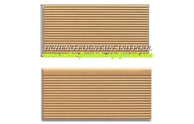 China Durable Porcelain Swimming Pool Deck Tiles Eco-friendly 240 x 115mm for sale