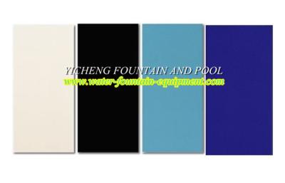 China Alkali-proof Porcelain Swimming Pool Wall And Floor Tiles Blue for sale