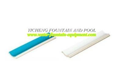 China Light Blue Ceramic Swimming Pool Tiles , Overflow Swimming Pool Accessories for sale