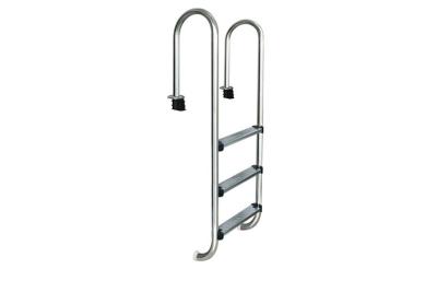 China Stainless Steel Swimming Pool Ladders , Outdoor In-ground Swimming Pool Accessories for sale