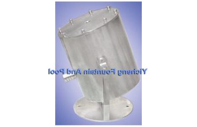 China Laminar Glass Light Fountain Water Fountain Equipment for Garden And Pool DN32 With Controller for sale