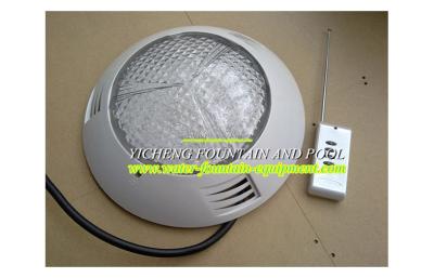 China Plastic / ABS Underwater Swimming Pool Wall-Mounted Light With Controller 12V for sale