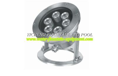 China Stainless Steel Casting DMX512 / 4 Lines LED Underwater Fountain Lights DC12V DC24V for sale