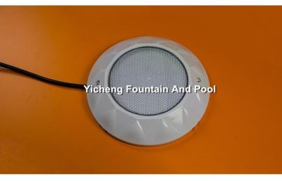 China Wall Mounted Plastic Underwater Swimming Pool Lights IP68 Single Color And Color Changing for sale