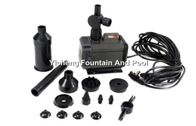 China Small Submersible Fish Pumps With Fountain Head / Nozzle For Garden Yard for sale
