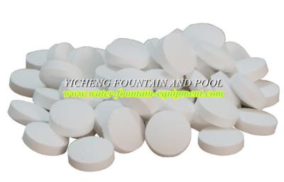 China Disinfectant Trichloroisocyanuric Acid TCCA 90% Tablet For Swimming Pool Control System for sale
